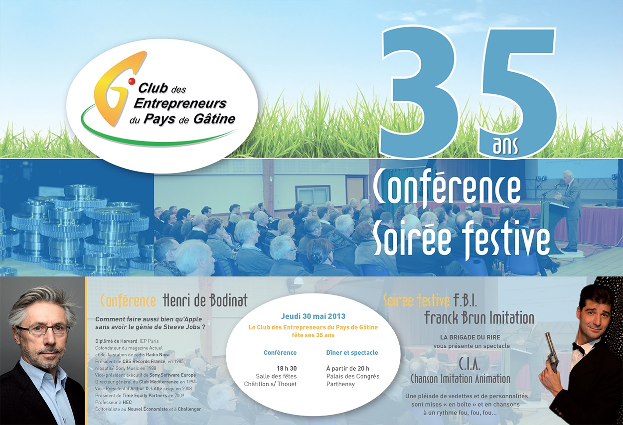 35 ANS DU CLUB - Club des Entrepreneurs du Pays de Gâtine - Créateur de liens